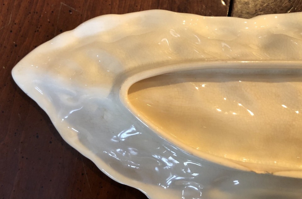 Antique Grimwades Royal Winton England Dish Embossed Lettuce Leaf ...