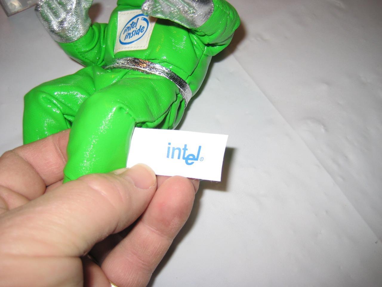 NWT Intel Inside Bunny People Moon Space Plush Doll - Green Metallic ...