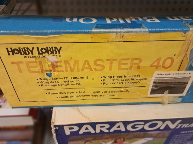 Hobby Lobby Telemaster 40 RC Airplane Trainer Kit for sale online | eBay