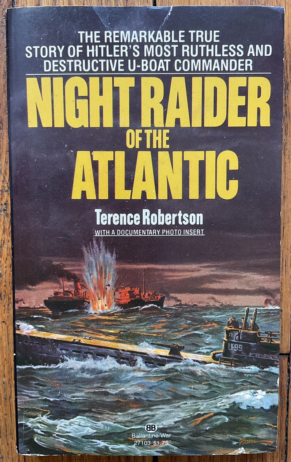 Night Raider Of The Atlantic by Terence Robertson 1977 PB VG+ | eBay