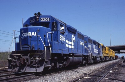 CONRAIL CR 3206 Railroad Train Locomotive CLEVELAND OH Original 1979 ...