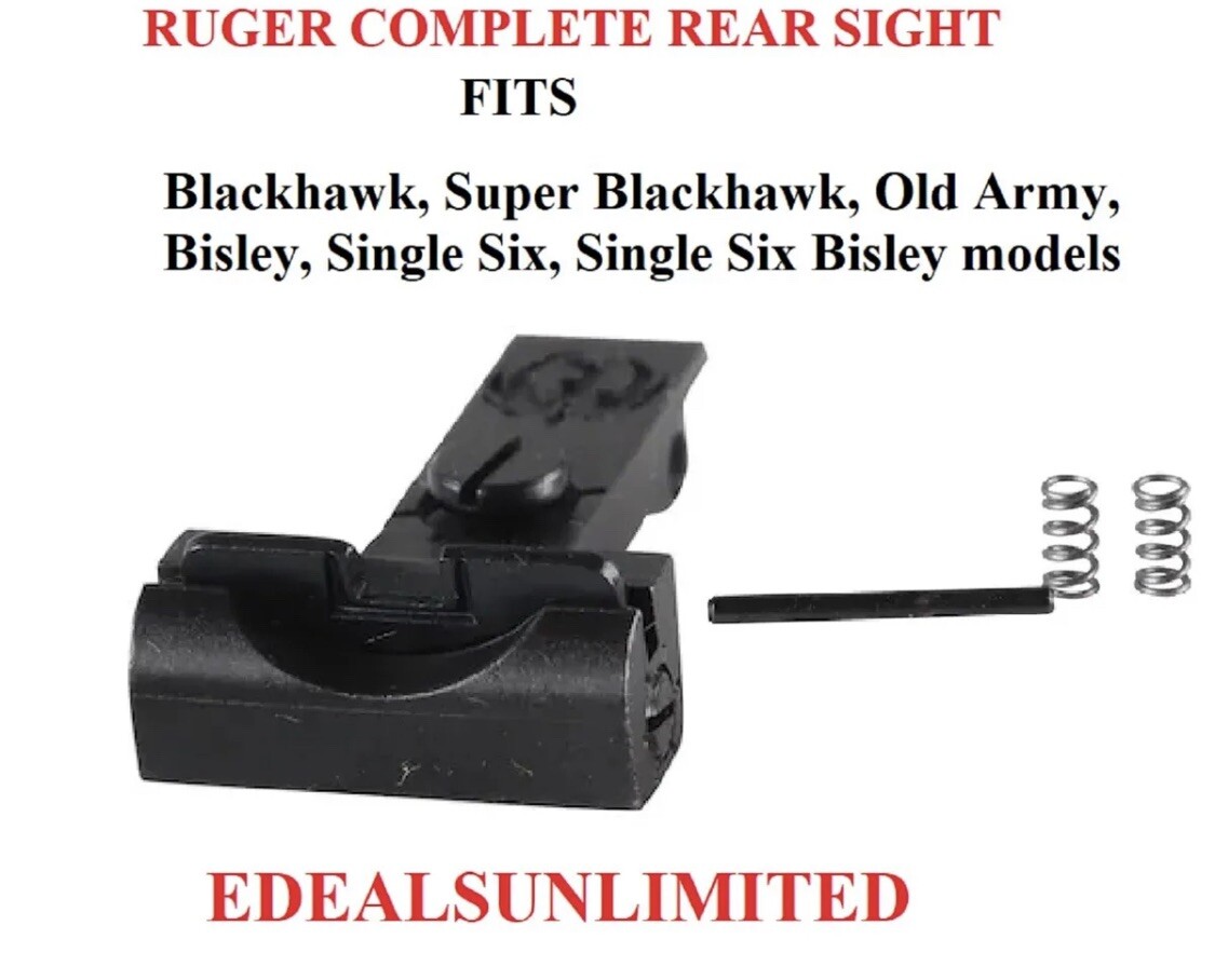 Ruger Adjustable Rear Sight Assembly Blackhawk Redhawk Security Six ...