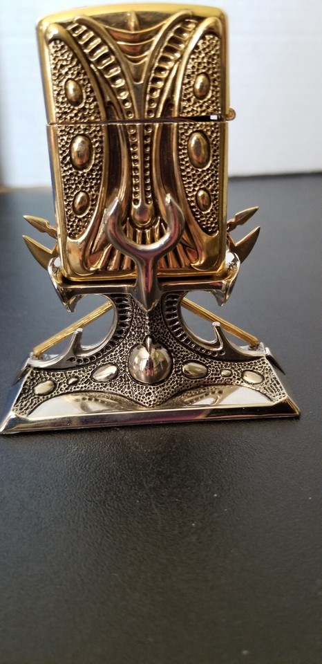 Franklin Mint Boris Vallejo Knightstone Passion's Fury Lighter MIB w ...