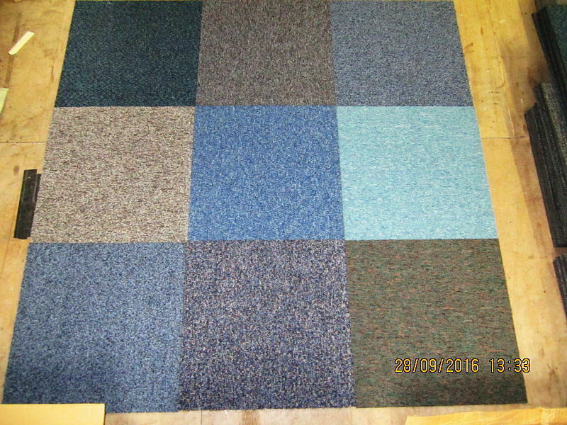 20 x MIXED COLORS Carpet Tiles 5m2 Heavy Duty Commercial Premium ...