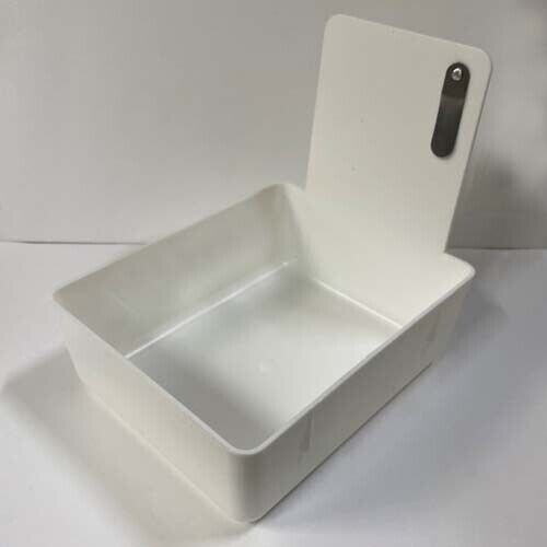 White Dental Lab Pan w/Stainless Steel Clip 20pk 7" x 5¾" x 2½"Made in ...