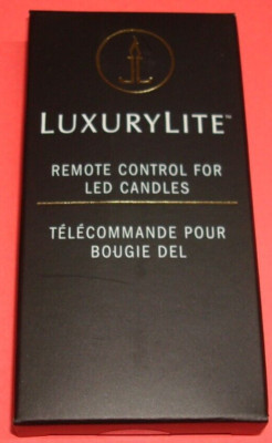 New 2025 GANZ LUXURYLITE LLRH1018 REMOTE CONTROL FOR LED CANDLES ...