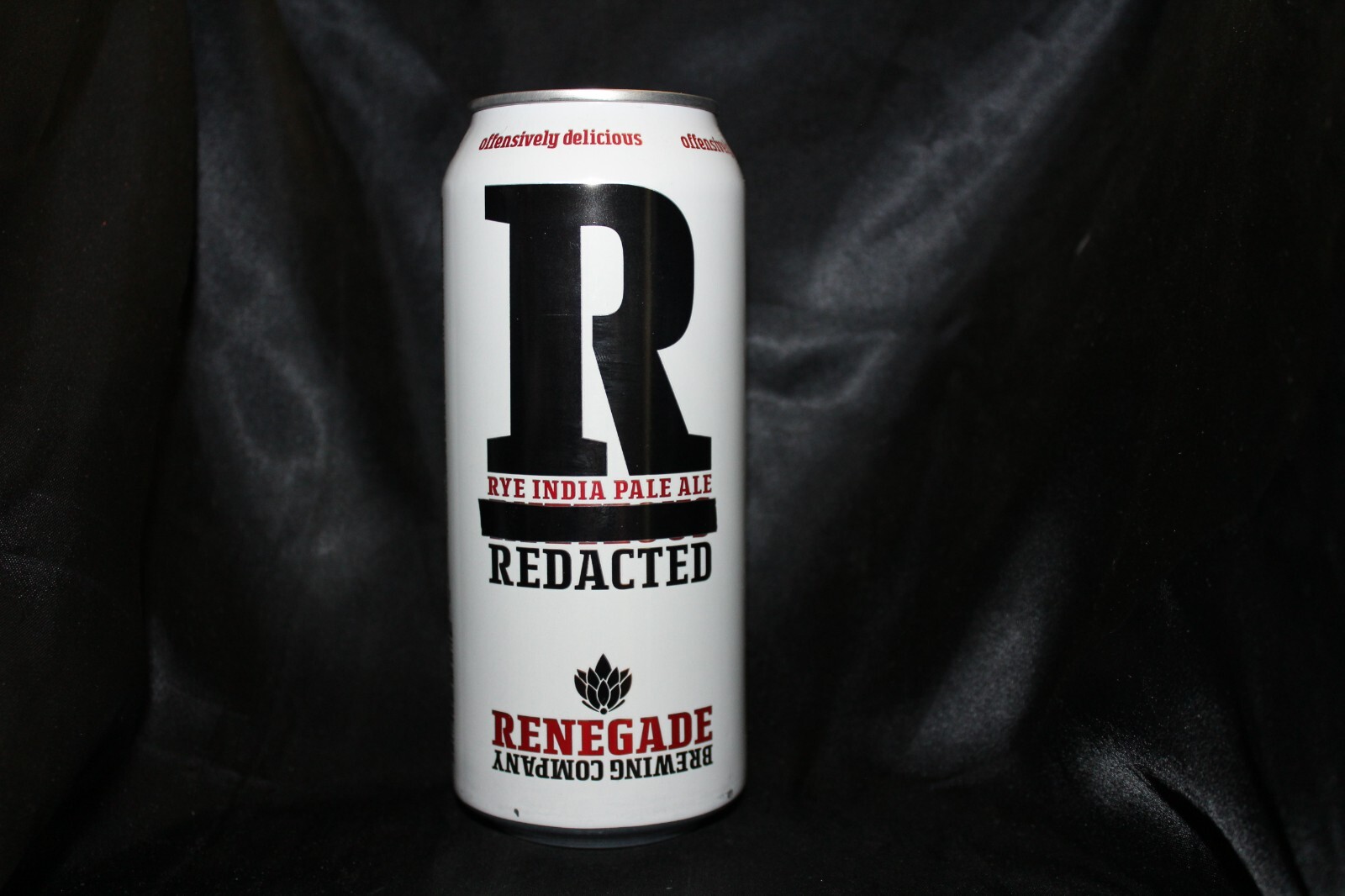 16oz empty Beer Can - Colorado - Renegade Brewing - REDACTED RYE IPA | eBay