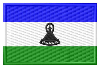 Flag Lesotho Drapeau Lesotho ecusson brodé patche Thermocollant patch | eBay