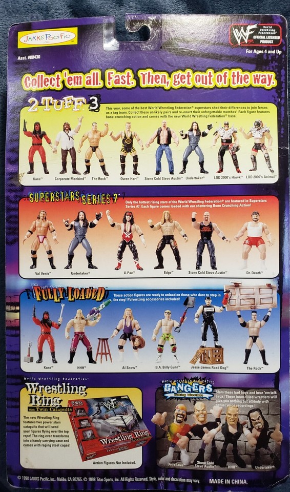 1998 WWF Shotgun Saturday Night SABLE Bomb Figure Jakks Series 2 ...