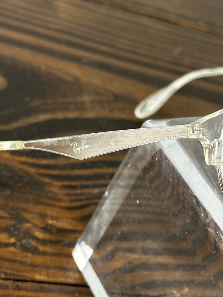 Ray-Ban Optics RB6396-2936 Mens Polished Silver Half Rim Square ...