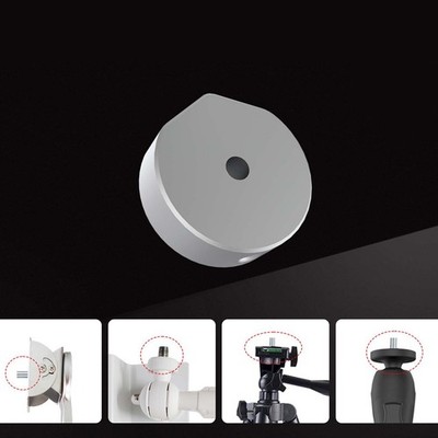 Rectangular Satellite Tripod Mount Adapter 1/4-20 Threaded Aluminum ...