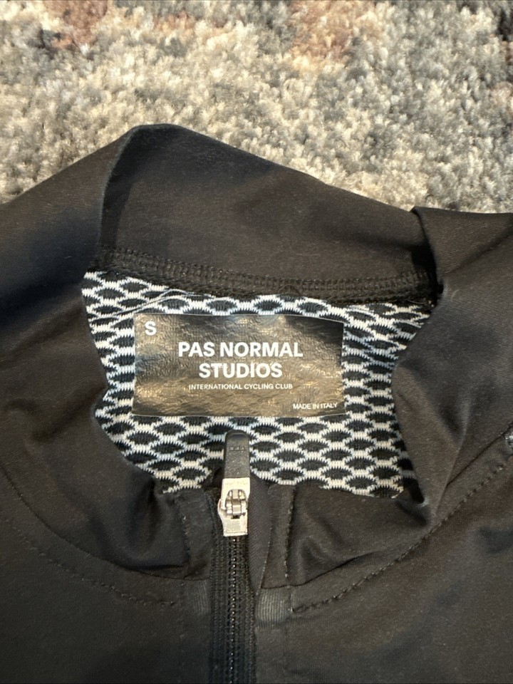 Pas Normal Studios PNS short sleeve cycling jersey - Black Small | eBay