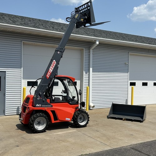 NEW 2025 ERT1500 Compact Telehandler 3,000-LB 25-HP Perkins Diesel AWD ...