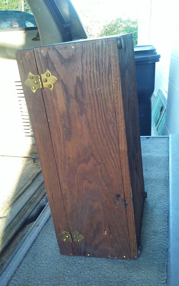 Wooden Keystone Grease counter display box Early country store, gas and ...