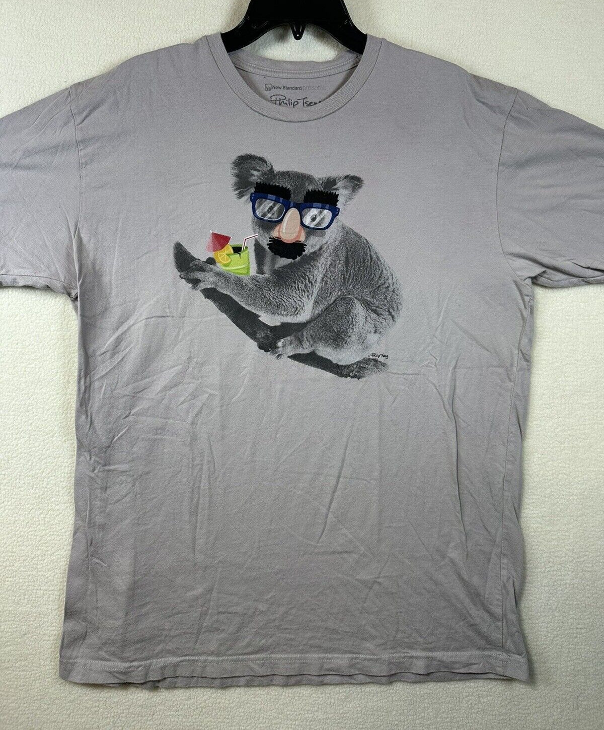Vintage Philip Tseng Novelty Koala Graphic Sixe XL T-… - Gem