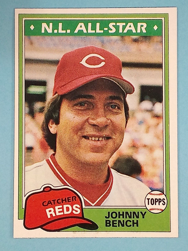 1981 Topps Johnny Bench Cincinnati Reds #600 ⚾ | eBay