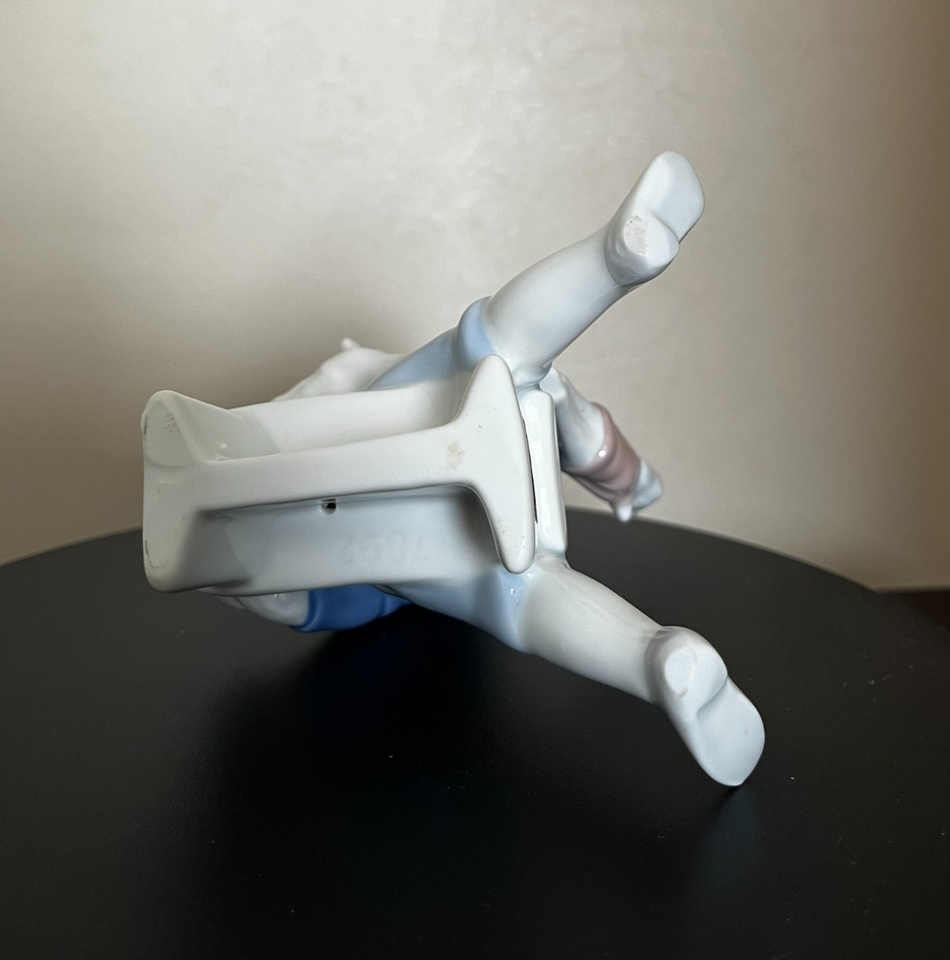 🏺VNTG GEROLD PORZELLAH BOY with PUPPET & A DOG FIGURINE BAVARIA WEST ...