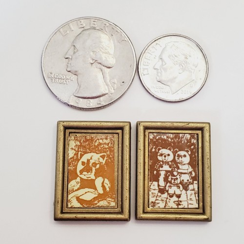 Dollhouse Miniature 1:12 Nursery Room Pictures Goldilocks 3 Bears | eBay