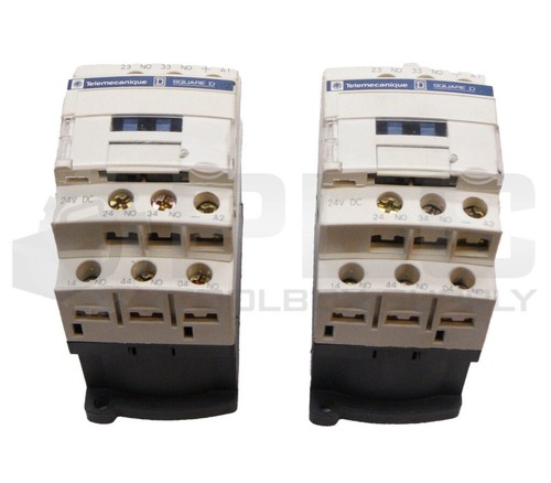 LOT OF 2 SCHNEIDER ELECTRIC CAD50BD CONTACTOR 24VDC 10A | eBay