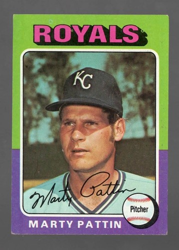 1975 Topps Marty Pattin Kansas City Royals #413 Excellent | eBay