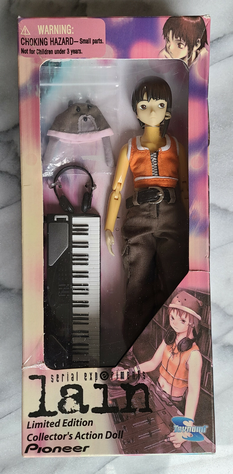 Serial Experiments Lain Doll DJ Figure Toynami Rare Limited Edition ...