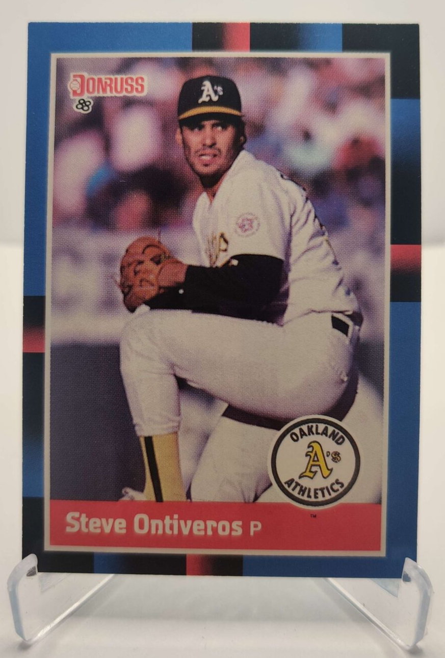 1988 Donruss #467 Steve Ontiveros Oakland Athletics Baseball Card | eBay