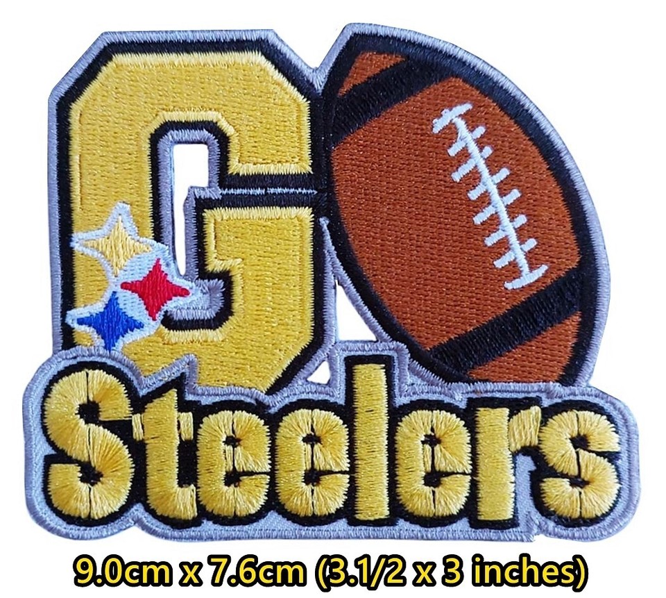 Pittsburgh Steelers🏈Football Patches Iron on, Sew(Select options) Thai by USPS | eBay