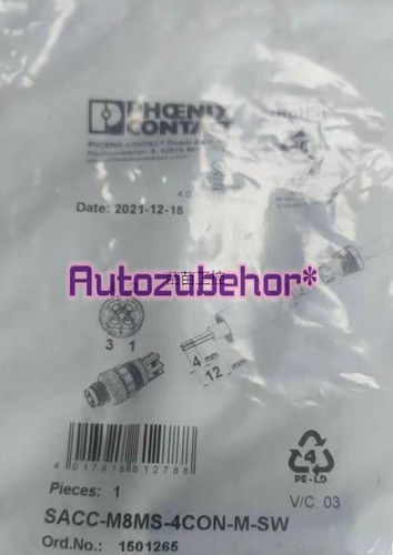 1PC new PHOENIX CONTACT SACC-M8MS-4CON-M-SW 1501265 | eBay