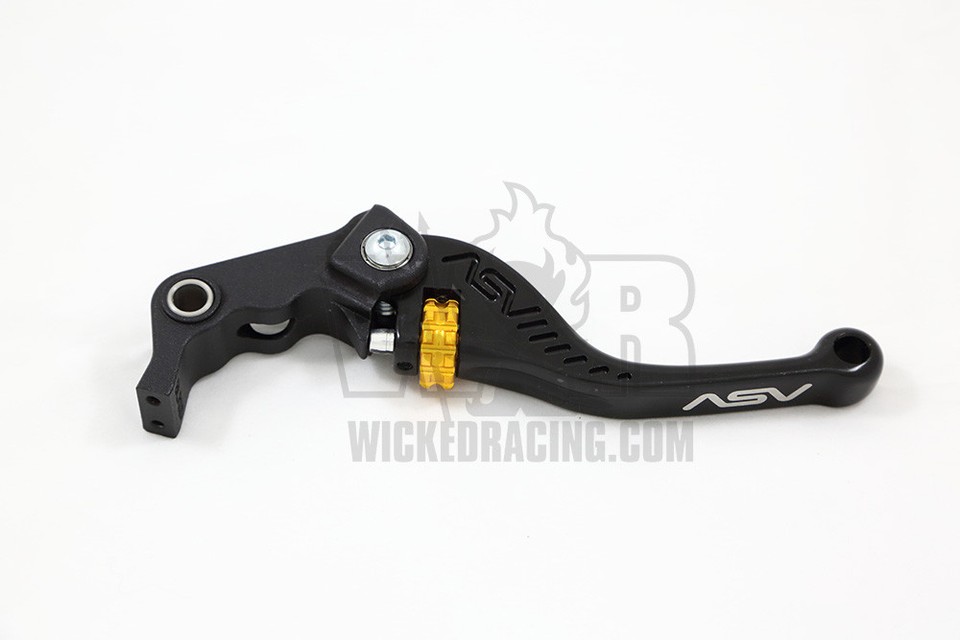 Kawasaki ZX6R 636 2005 - 2018 ASV F3 Lever Set Clutch & Brake Black ...