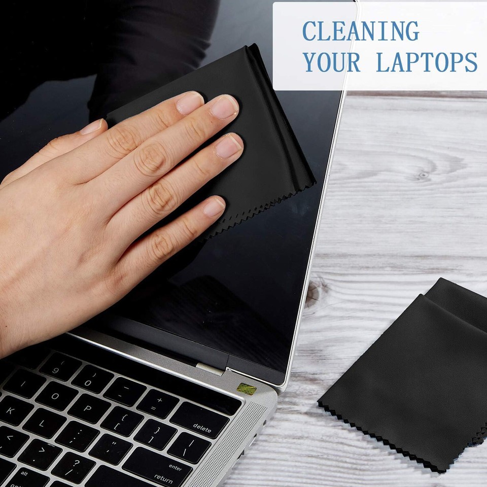 Premium Microfiber Cleaning Cloths Eyeglasses Cleaner Cloths for LCD ...