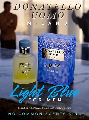 DONATELLO UOMO MILANO LIGHT BLUE FOR MEN | EDP 3.4FL.OZ./100ML SPRAY | eBay