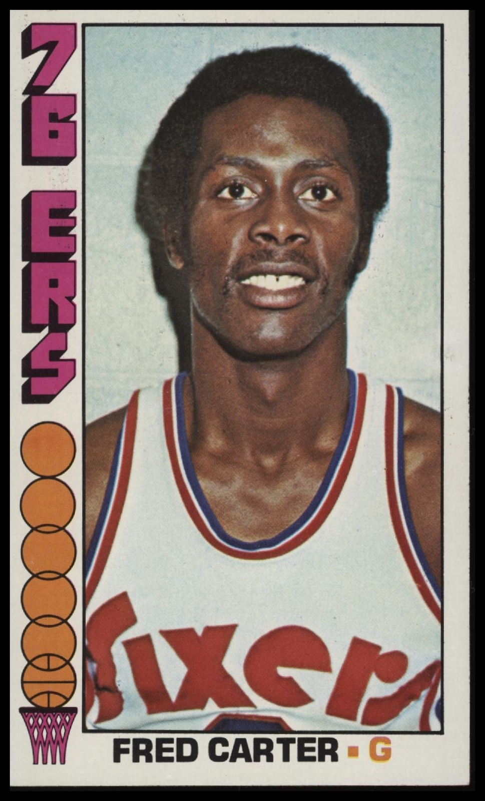 1976-77 Topps #111 Fred Carter - Philadelphia 76ers | eBay
