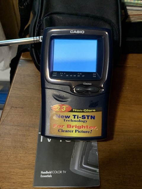 Vintage Casio Model Tv-980b Ti-stn Portable LCD Color Television for ...