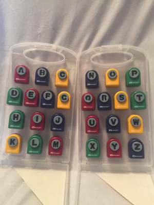 Armada Alphabet Paper Punches A-Z In Two Carrying Cases | eBay