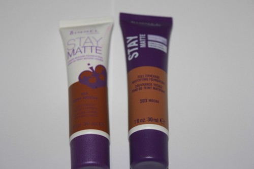 Rimmel Stay Matte Liquid Mousse #504 + Stay Matte full Coverage #503 ...