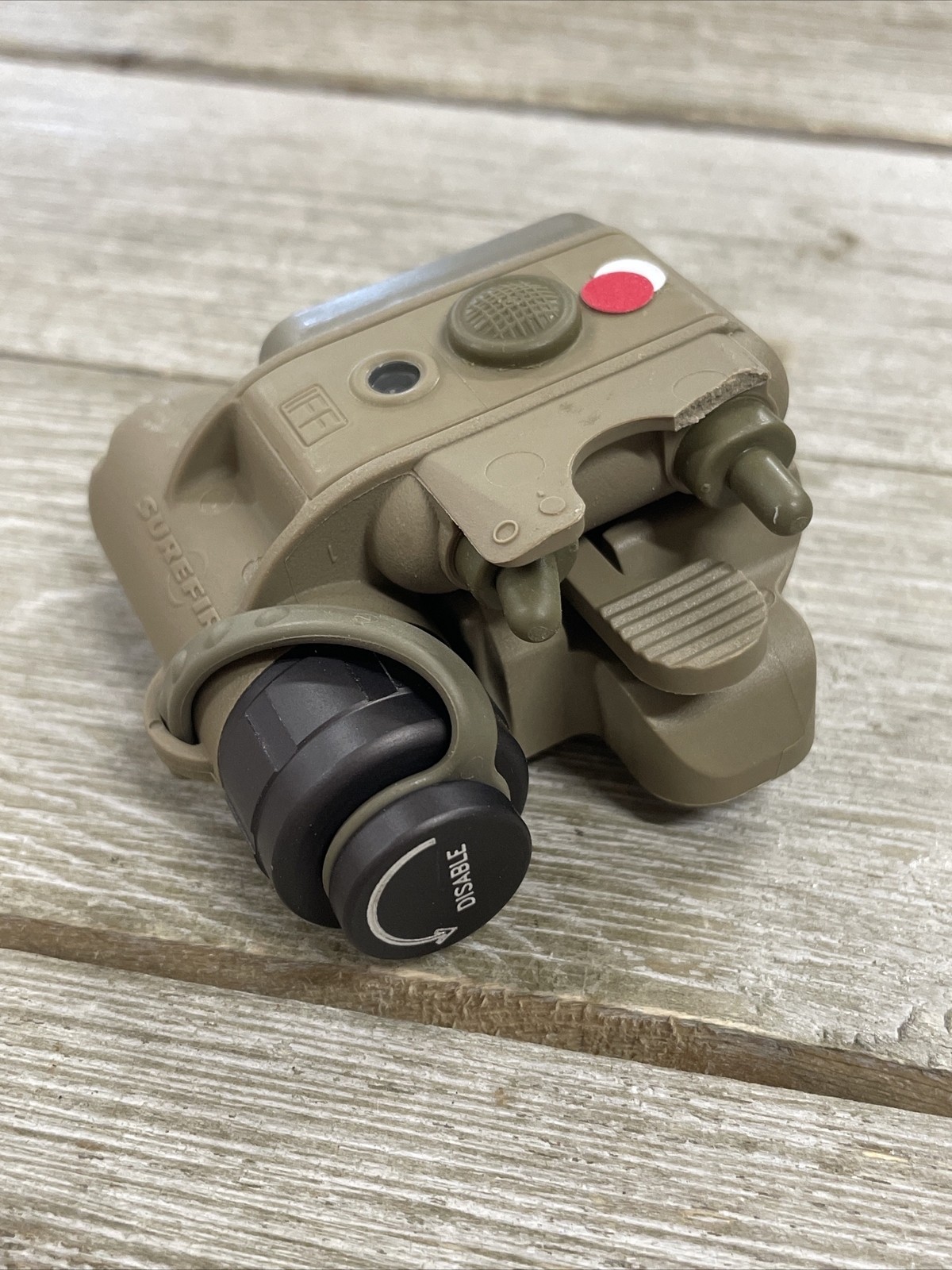 USMC Coyote SureFire HL1-B-TN Helmet Light, 3V, 1.4-19.2 lu, IR/WH/IR ...