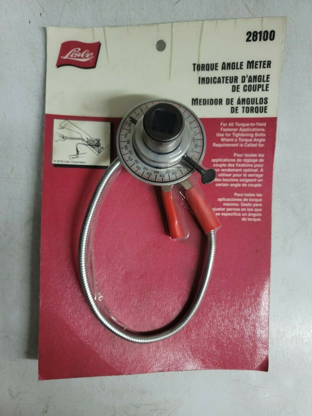 Lisle 1/2" Drive Torque Angle Meter Tool Adapter #28100 | eBay