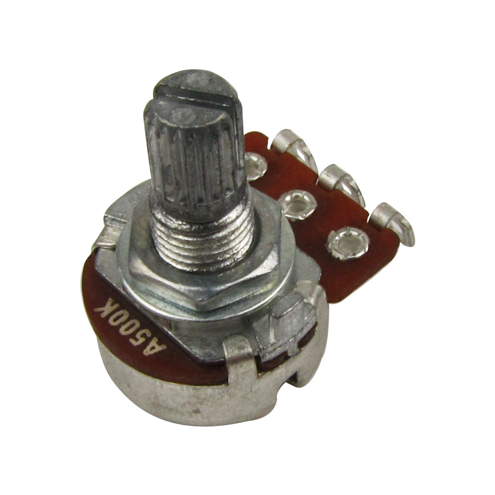 Musiclily Metric Mini 15mm Split Shaft Pot A500K Guitar Potentiometer ...