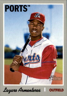 Lazaro Armenteros 2019 Topps Heritage Minor League Card #159 | eBay