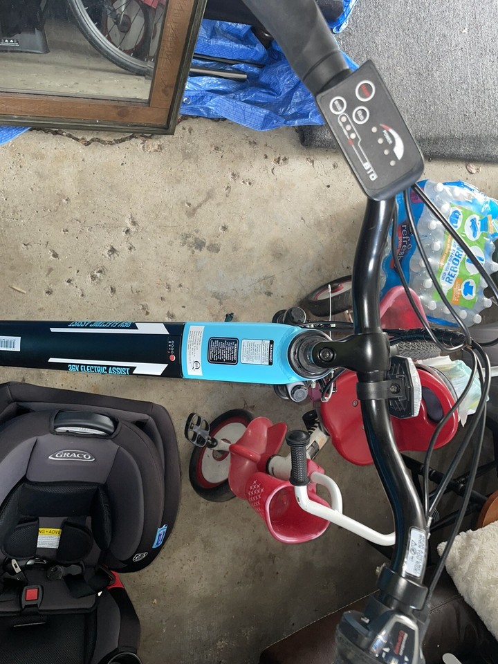 Hyper E-Ride 700C 36V 250W City Electric Assist Bike - Blue ...