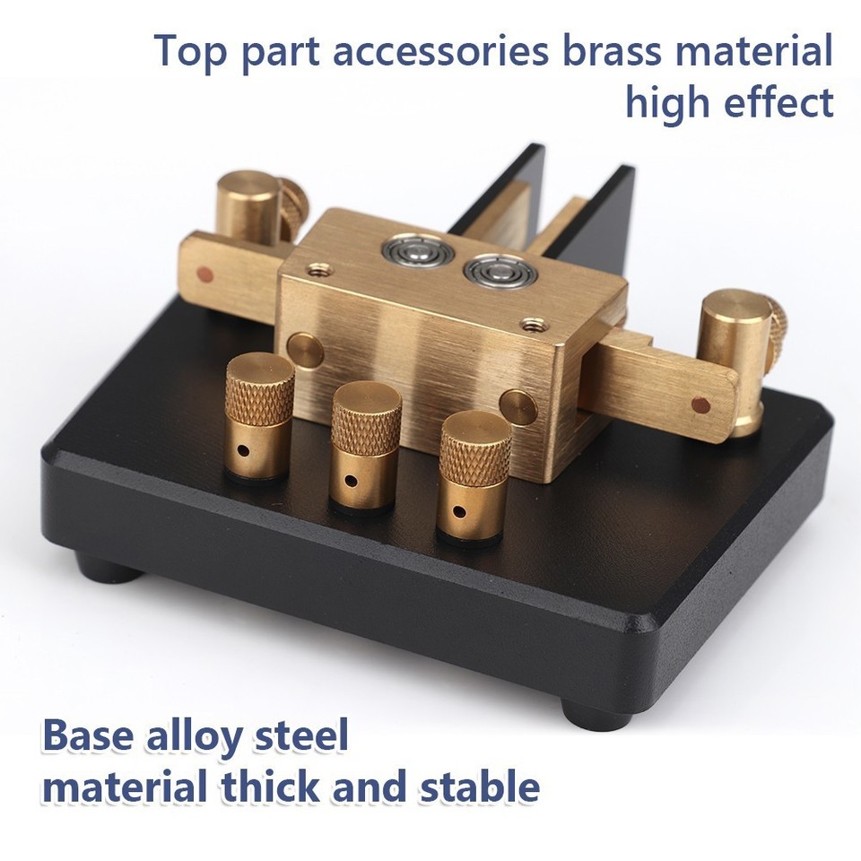 MK-03 Brass Portable CW Morse Code Key Telegraph Key for Ham Radio ...