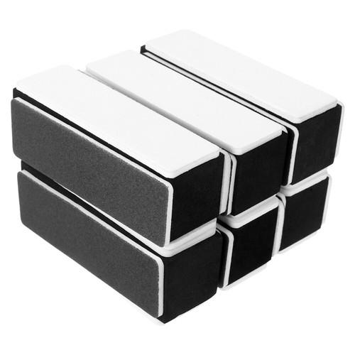 6 Pcs Manicure Grinding Paper File Sanding Block Four Sided Nail | eBay