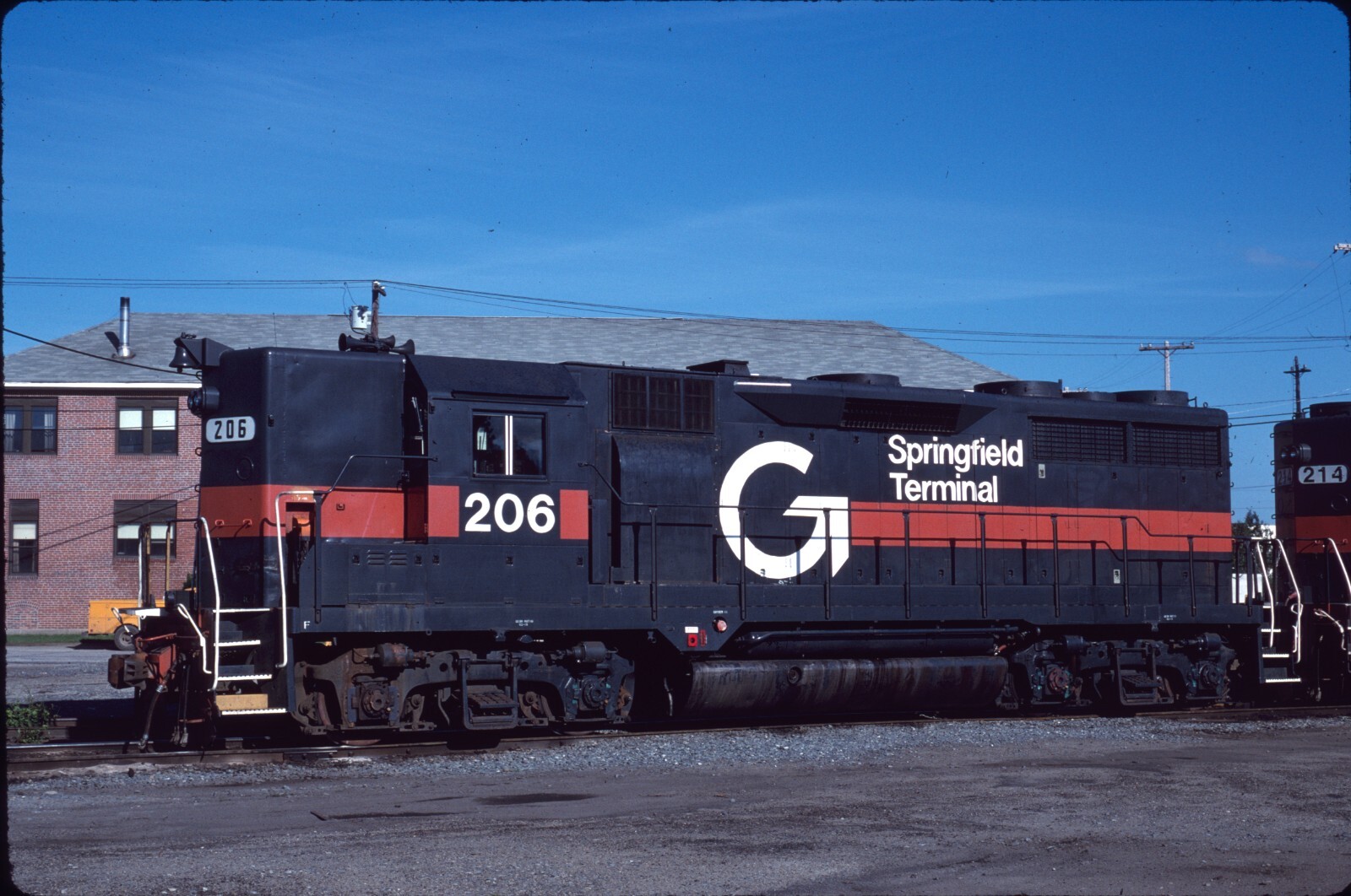 Springfield Terminal GP35 206 - nice roster view - 1996 - Guilford - 10 ...