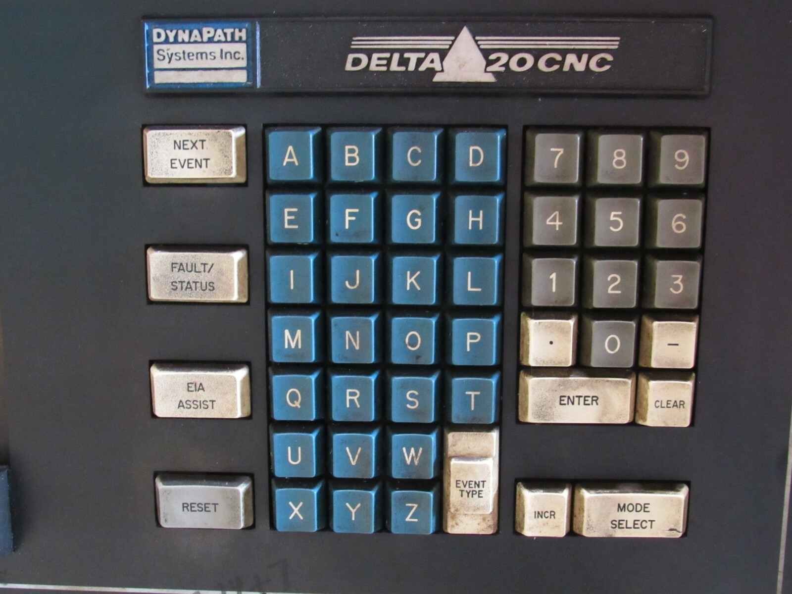 DYNAPATH SYSTEM CONTROL PANEL DELTA 20 CNC, PARTS FROM LAGUN CNC MILL ...