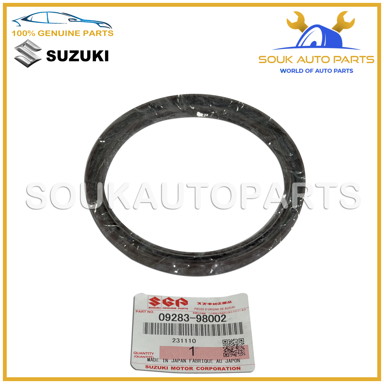 09283-98002 Genuine Suzuki SEAL, OIL (98X116X10) OEM | eBay