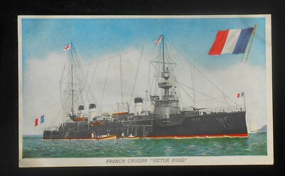 1900s French Cruiser Victor Hugo Navy Prudential Insurance Ship Scrap ...