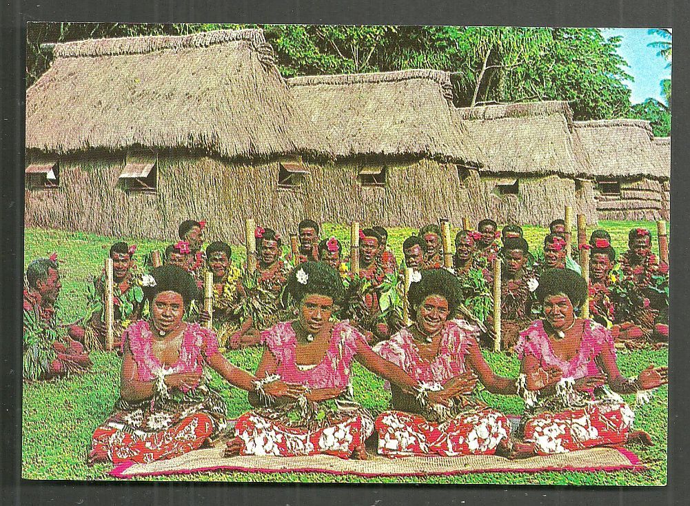 Meke Dance Women Costume Men singing Bamboo Music Fiji Melanesia | eBay