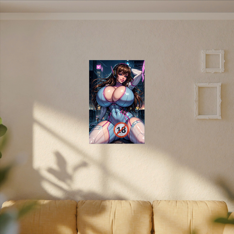 D.VA Overwatch Waifu Poster Paper, High-Quality Wall Decoration V370 | eBay