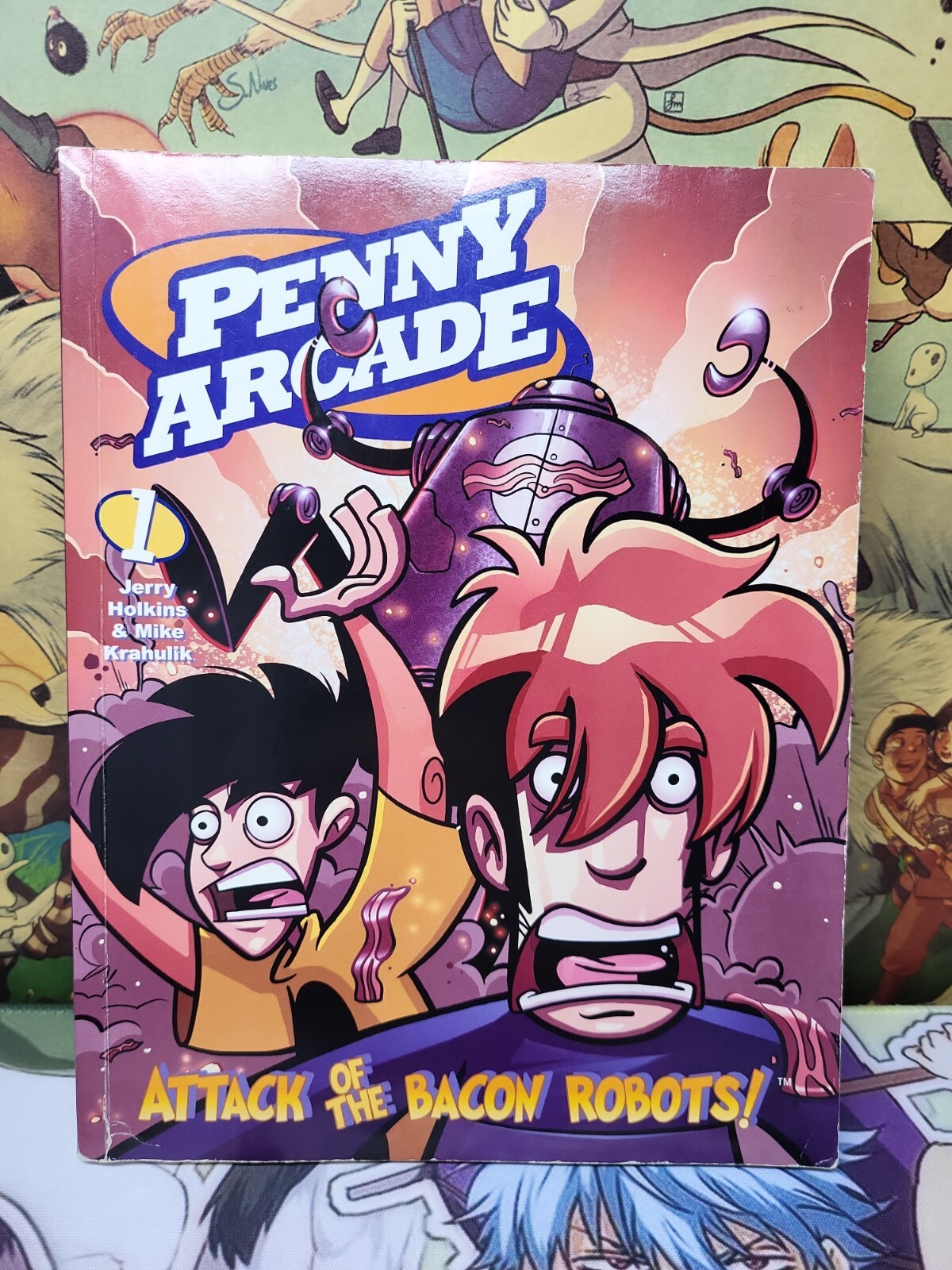 Penny Arcade Attack of the Bacon Robots! by Jerry Holkins (2006, Trade ...