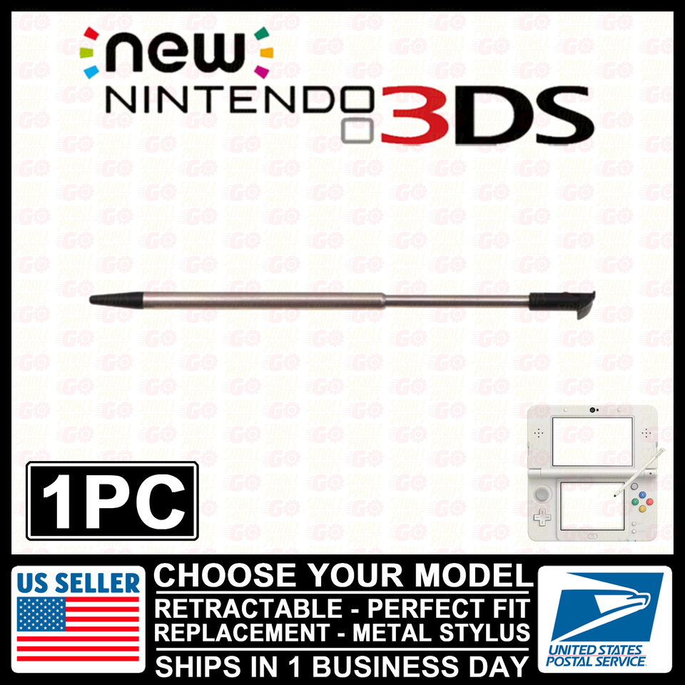 Metal Retractable Stylus For Nintendo NEW/3DS/2DS/DSi/XL/DS/Lite/LL ...